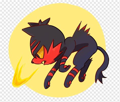 Pokémon Sun And Moon Fan Art Drawing Litten Pokemon Mammal
