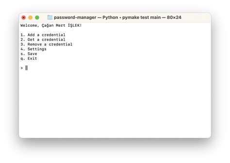 Github Islekcaganmertpasswordmanager An Experimental Password