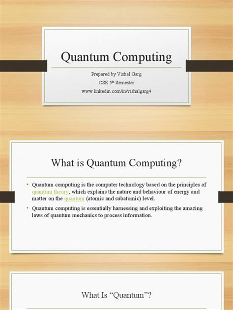 Quantum Computing 8166951 Powerpoint Pdf