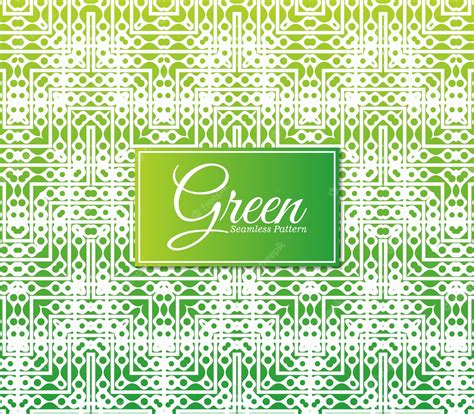 Premium Vector Green Abstract Geometric Pattern Design