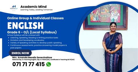 English Classes For Grade 6 11 English Languages Online