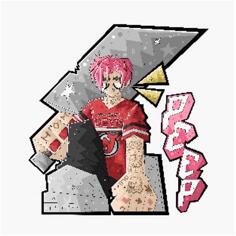 Pixelated Lil Peep Illustration By Brando On Instagram Swag
