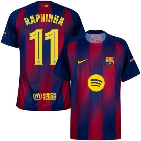 Nike Camiseta Barcelona Raphinha 11 Local 2025 2026 Champions League
