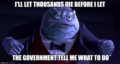 Waternoose Meme Yarn Just Doing My Job Mr Waternoose Monsters