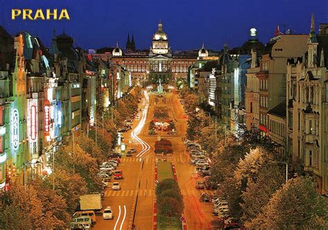 Pohlednice Praha Václavské Náměstí Produkty Pepe