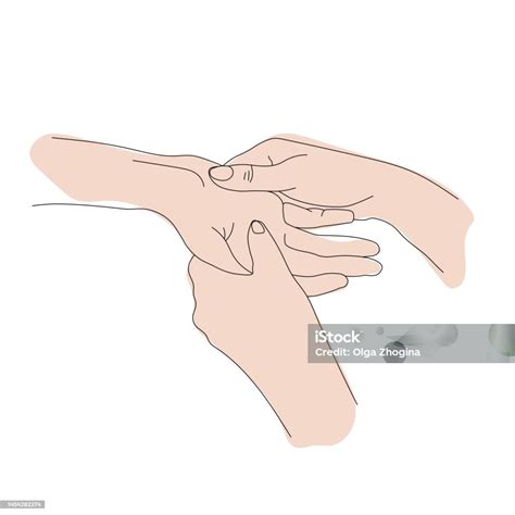 Hand Massage Lineart Gambar Warna Warna Tubuh Gerakan Dasar Pijat