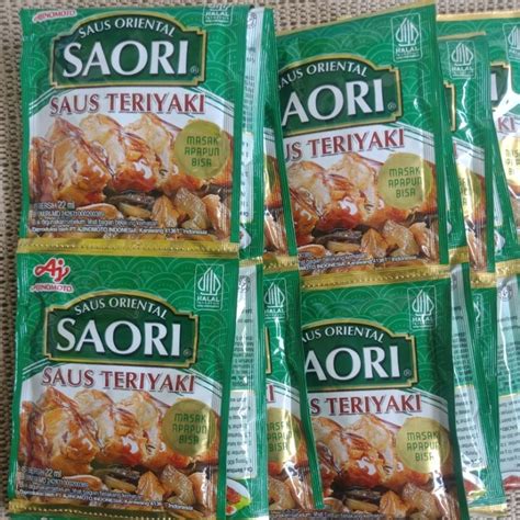 Ajinomoto Saori Teriyaki Sauce Sachet 22ml 2 Sachets Shopee Malaysia