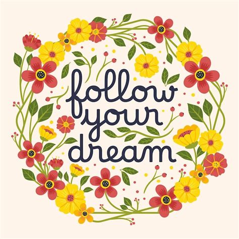 Flower Power Quotes Premium Vector