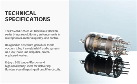 Psvane Horizon Series 12au7 At Ecc82 Vacuum Tube