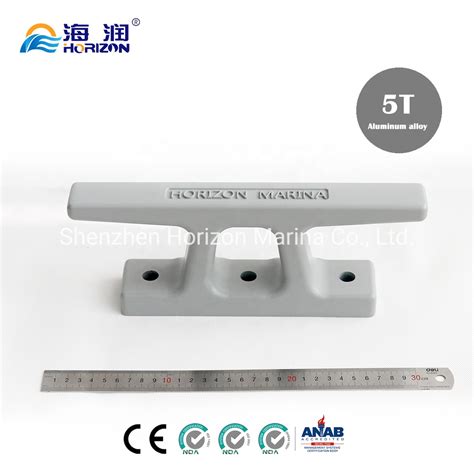 High Strength Mooring Cleat Tee Type Stainless Steel Bollard Aluminum