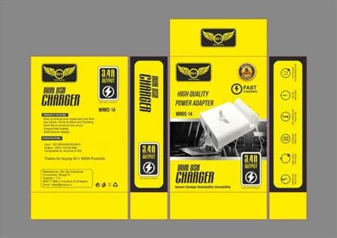 Mobile Charger Packing Box At Rs Electronics Packing Boxes In New Delhi ID