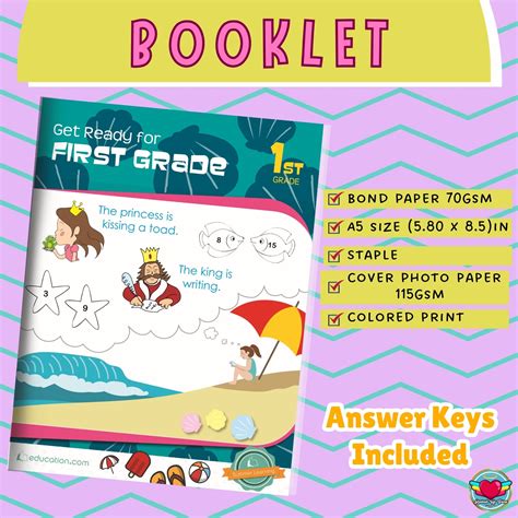 Grade 1 Science Activity Workbook Worksheet Homeschool Learning