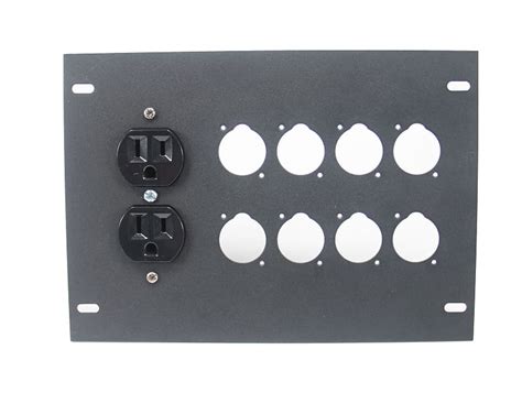 Elite Core Fbl Plate 8 Ac Plate For Fbl Floor Box With Ac Reverb