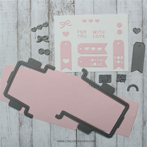 Concord And 9th Love Notes Envelope Dies The Foiled Fox