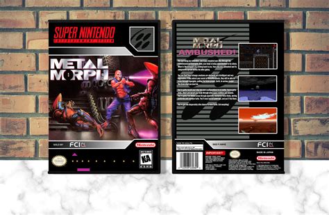 Metal Morph Snes Video Game Case