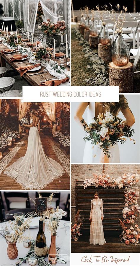 30 Rust Wedding Color Ideas Rust Wedding Color Palette Is Trending For