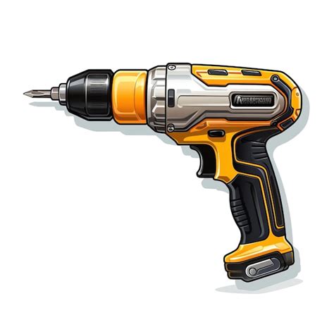 Premium Vector Sticker Vector Logo Screwdriver Vector White Background