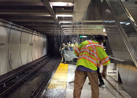 Muni Dumps Water On Bart Shuts Down Embarcadero Station