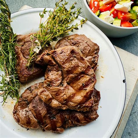 Grilled Marinated Lamb Leg Steaks — Torello Farm