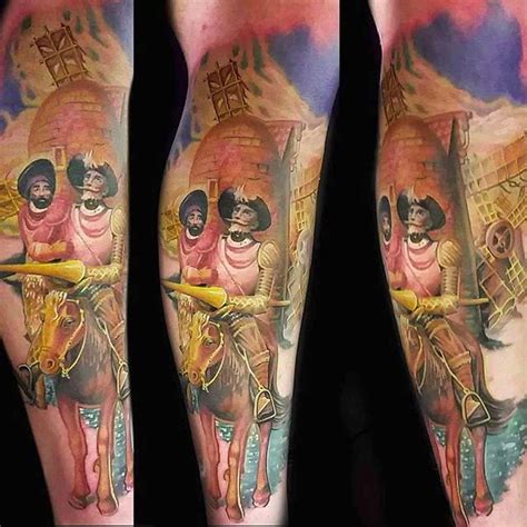 Tattoo Uploaded By Servo Jefferson • Don Quixote Arm Sleeve By Chris