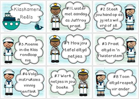 Vloot Klaskamer Reëls My Klaskamer