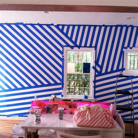 Day Diy Striped Walls Emily Henderson