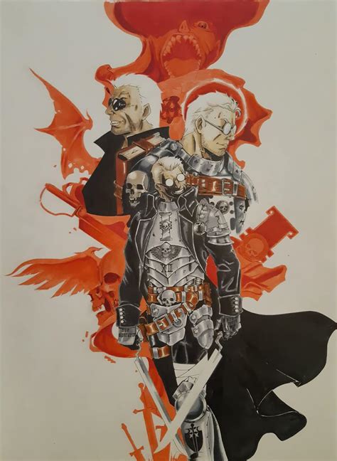 Alexander Anderson Imperium Of Man Inquisition Warhammer Hellsing