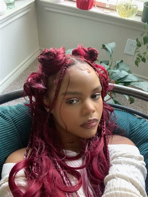 Bantu Knots With Braids Boho Braids With Bantu Knots Bantu Knots On