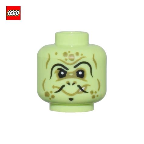 Minifigure Head Turtle Monster Lego® Part 102776 Super Briques