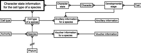A Simplified Logical Data Structure Diagram For The Structural And