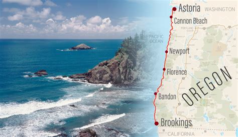 Map Southern Oregon Coast