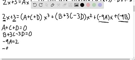 Solved Write The Partial Fraction Decomposition Of Rational Expression