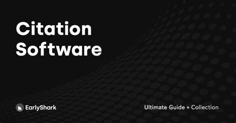 Citation Software Ultimate Guide Collection