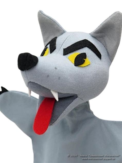 Wolf Textile Hand Puppet Myb22429 Marionettes Gallery
