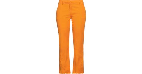 True Royal Trouser In Orange Lyst