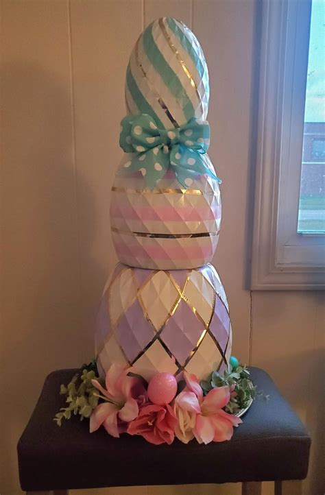 44 Dollar Tree Stacked Eggs Ideas In 2025 Easter Diy Easter Crafts