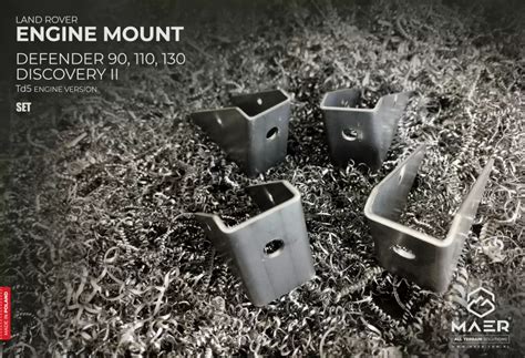 Land Rover Defender Discovery Ii Td5 Engine Mount Set