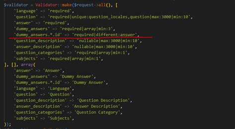Php Change The Key Name Of Array Validation Error In Laravel Stack Overflow