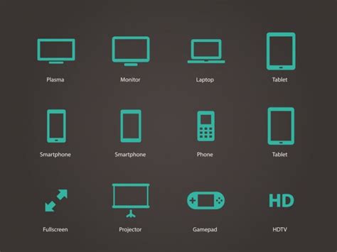 ᐈ Tech Icons Stock Vectors Royalty Free High Tech Icons Illustrations