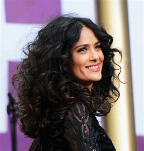 Salma Hayek Natural Hair