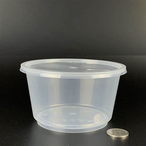 Microwaveable Round Container With Lid Disposable Takeaway Containers