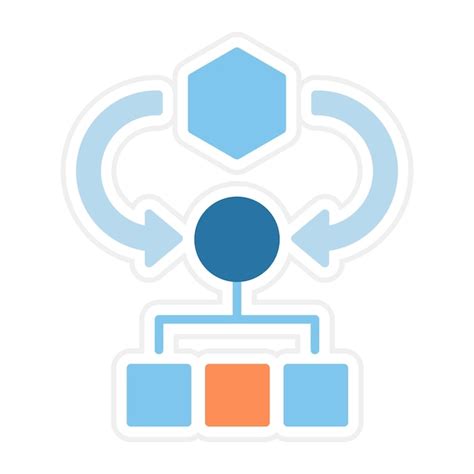 Algorithm Icon Vector Image Can Be Used For Coding And Development