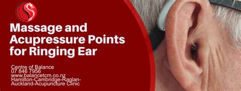 Acupressure For Ringing Ear Acupuncture And Chinese Medicine Hamilton