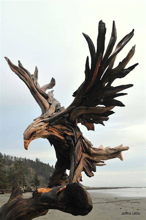 Artist Forages For Driftwood Turns What He Finds Into Awe Inspiring