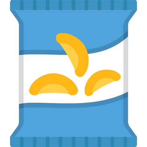 Chips Generic Color Fill Icon