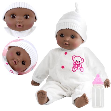 Bibi Black Sleeping Doll 40 Cm 16 By Bibi Doll The Magic Toy Shop