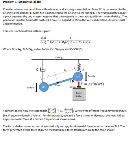 Solved Problem 1 50 Points A B Consider A Two Mass