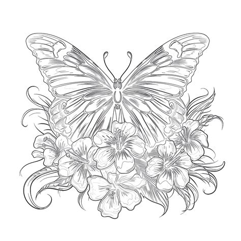 Butterfly Colouring Pages Adult