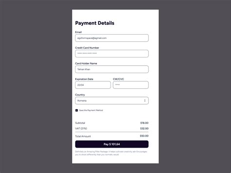 Payment Method Ui Design By Tehran Ul Hassan Khan On Dribbble