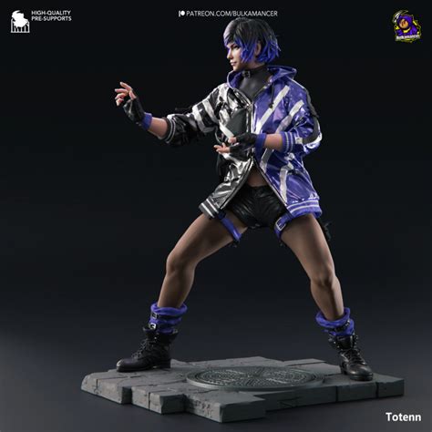 3d Printable Violet Lightning 245mm By Bulkamancer Sculpts